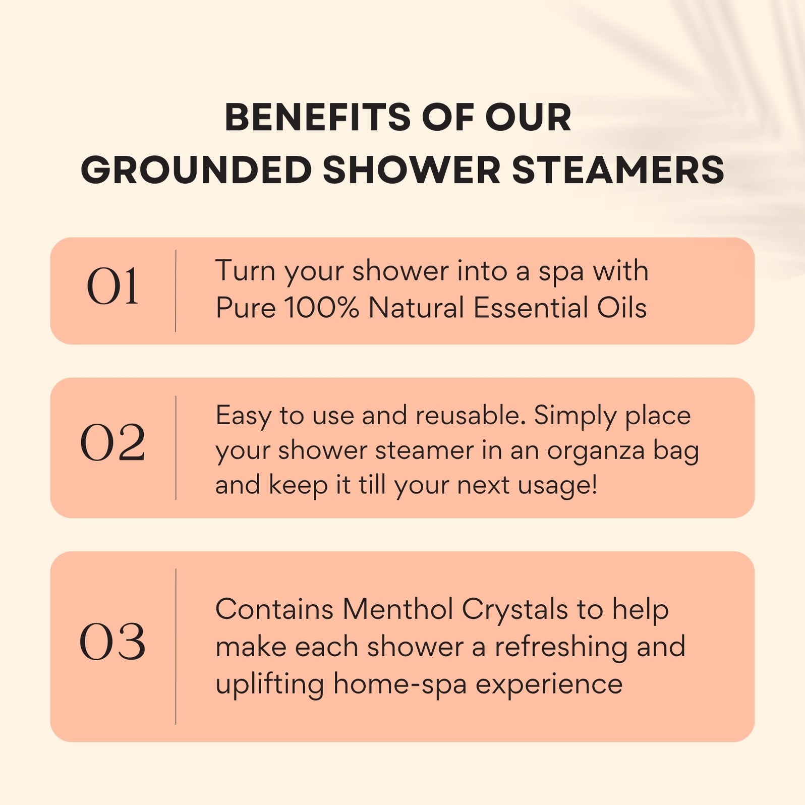 Grounded Shower Steamer | Cedar & Rosewood Calm — Innerfyre Co